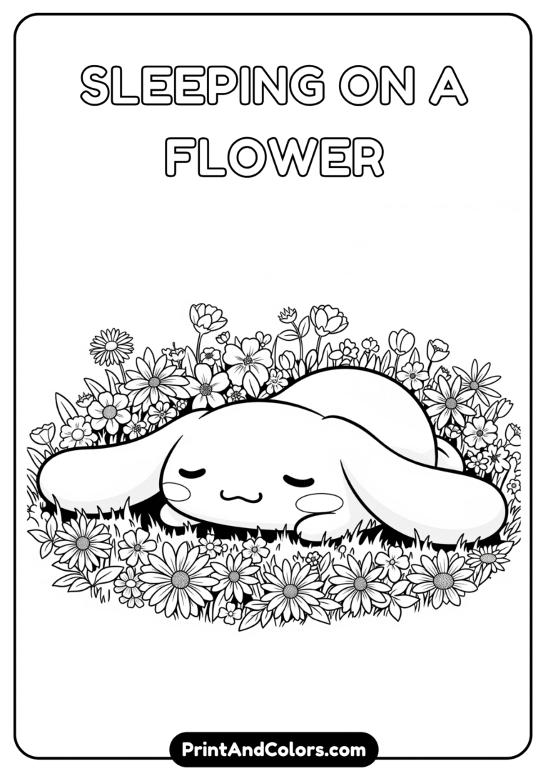 Free Cinnamoroll Coloring Pages – Cute Printable Designs