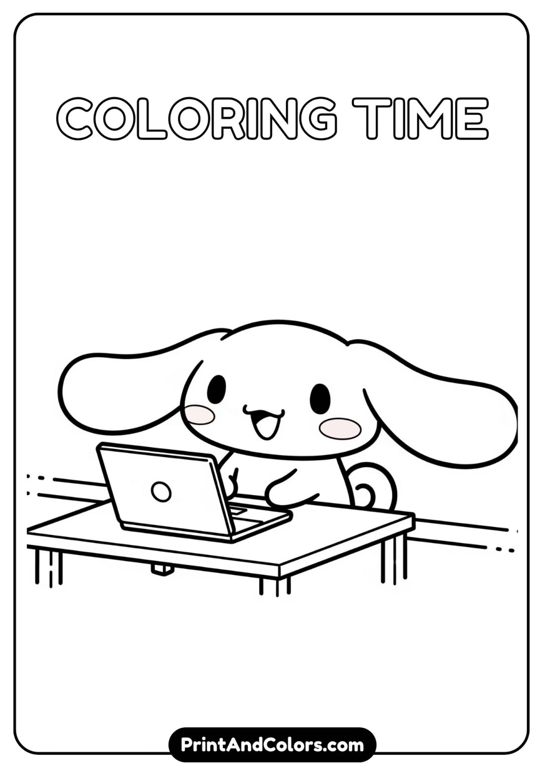 Free Cinnamoroll Coloring Pages – Cute Printable Designs