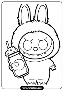 Labubu Coloring Pages – Fun, Creative, and Free to Print