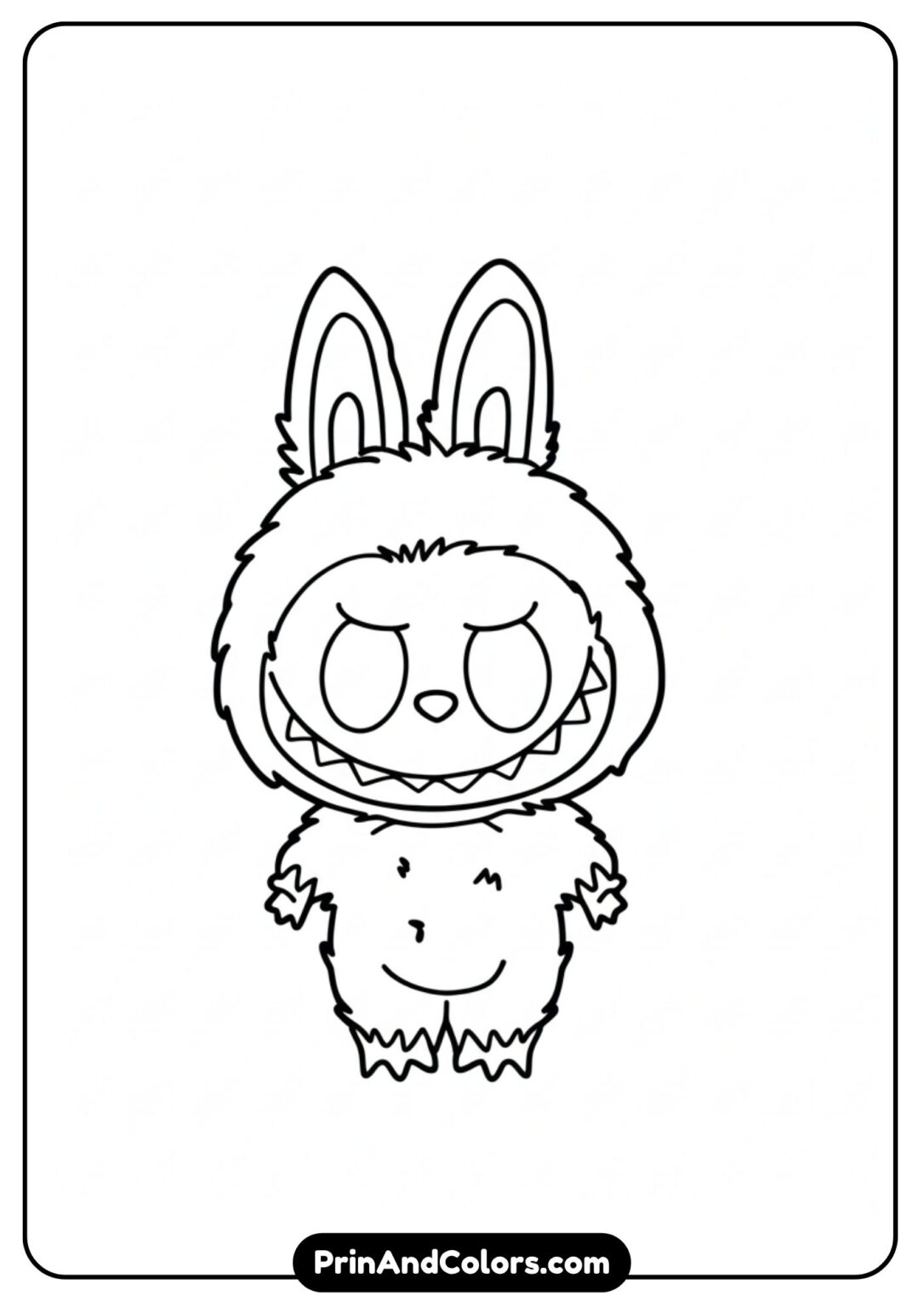 Labubu Coloring Pages – Fun, Creative, and Free to Print