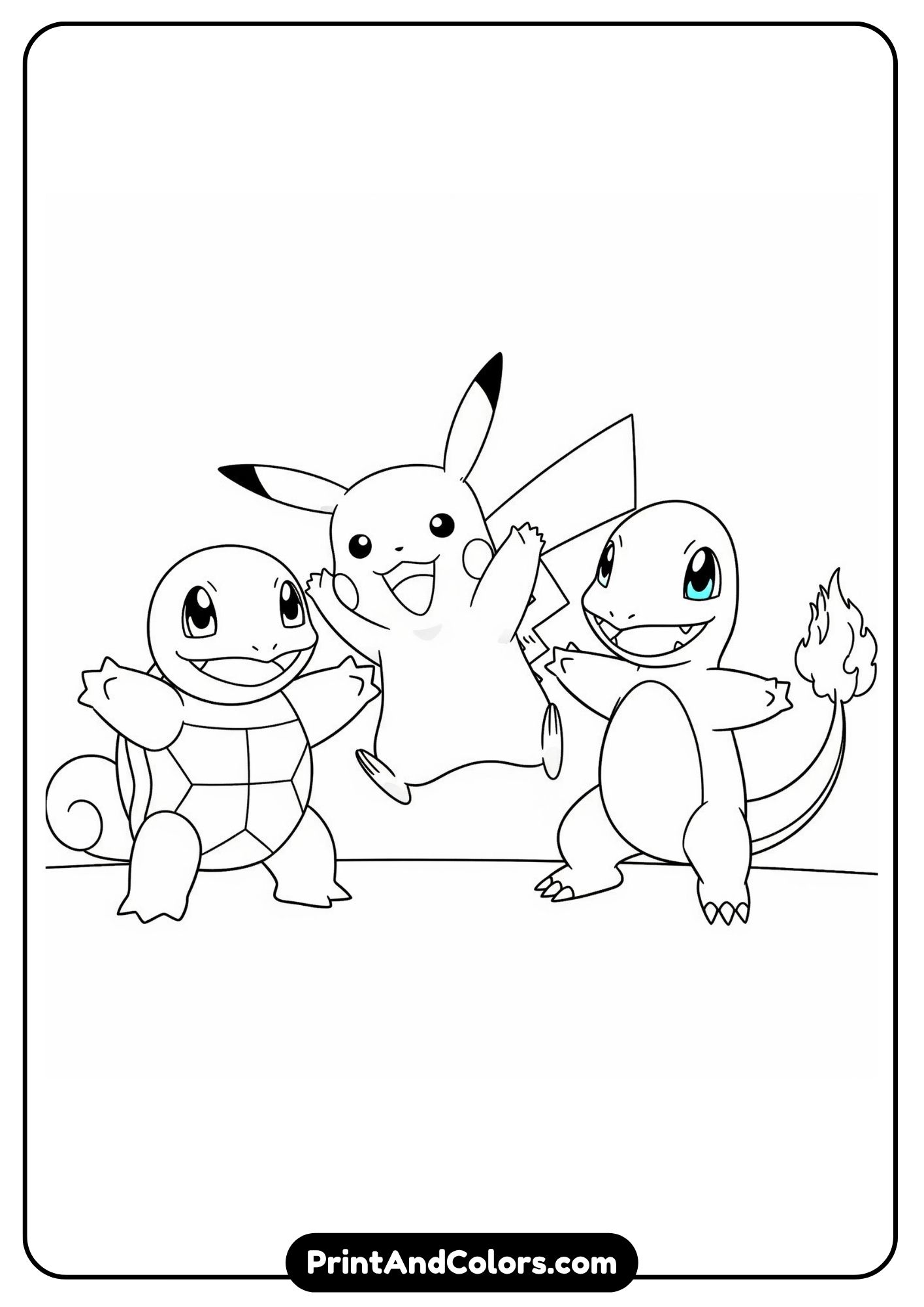 Free Pokémon Coloring Pages – Print & Color Your Favorites