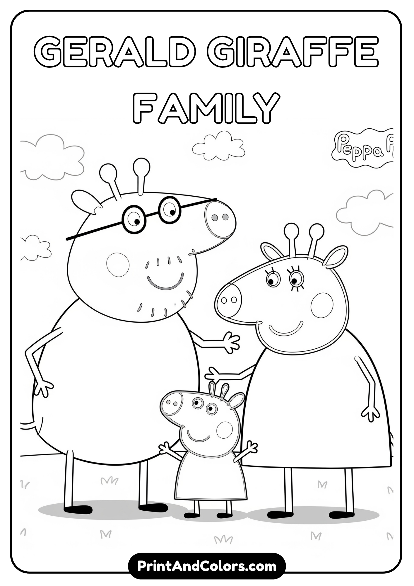 Peppa Pig Coloring Pages – Fun, Free & Custom Designs