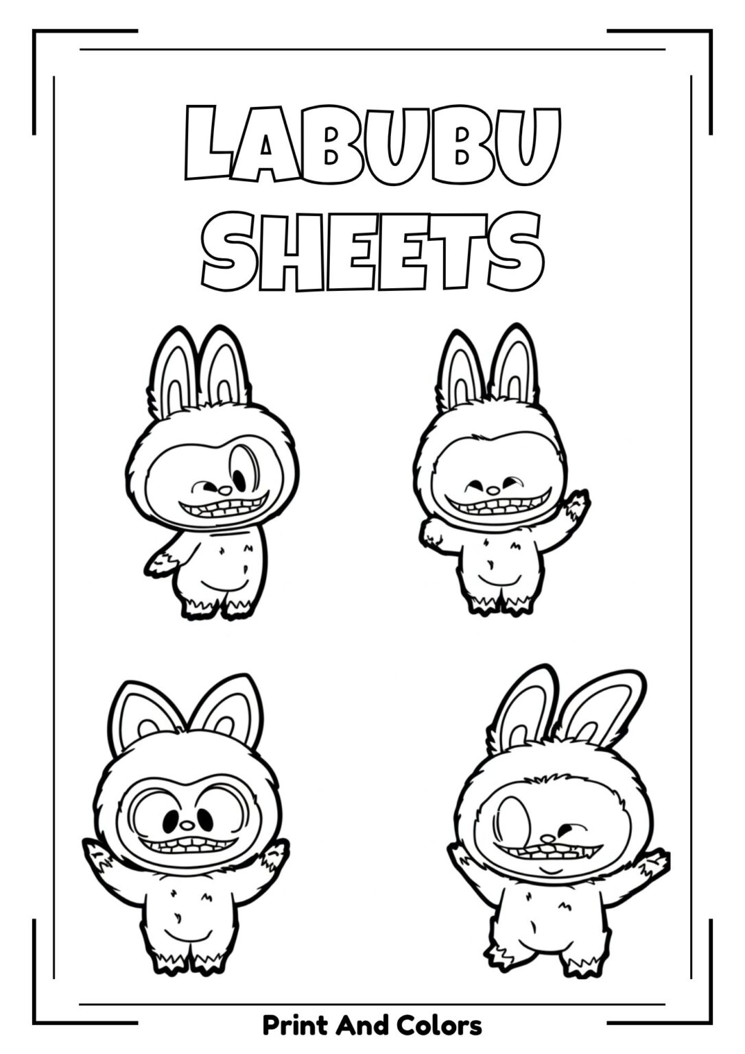 Free Printable Coloring Pages for Kids & Adults | Print And Colors