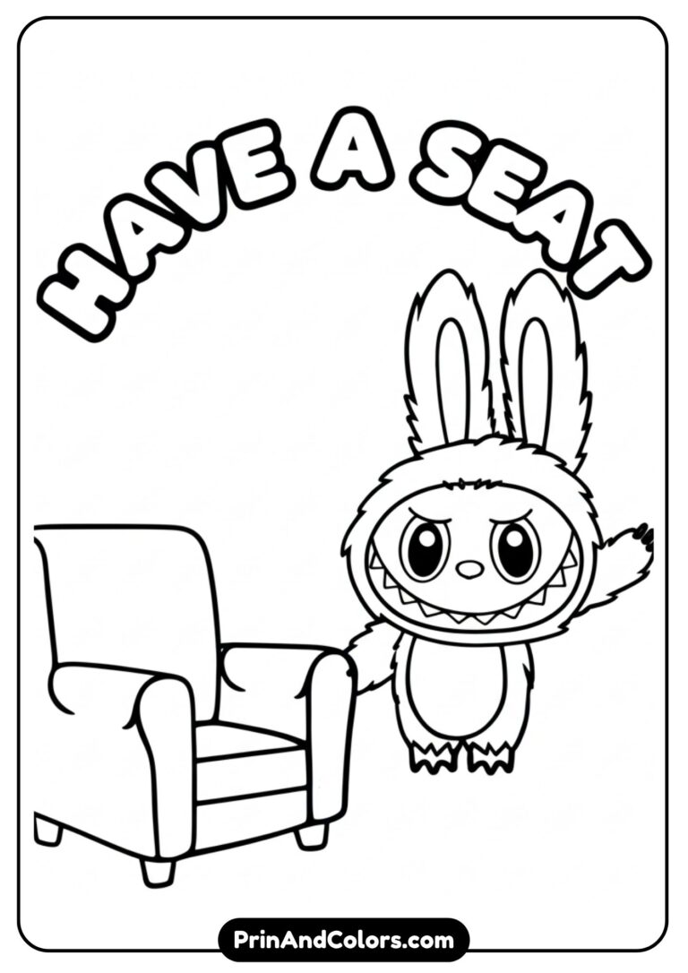 Labubu Coloring Pages – Fun, Creative, and Free to Print