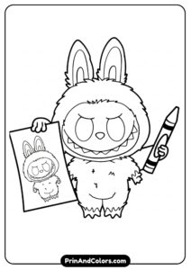 Labubu Coloring Pages – Fun, Creative, and Free to Print