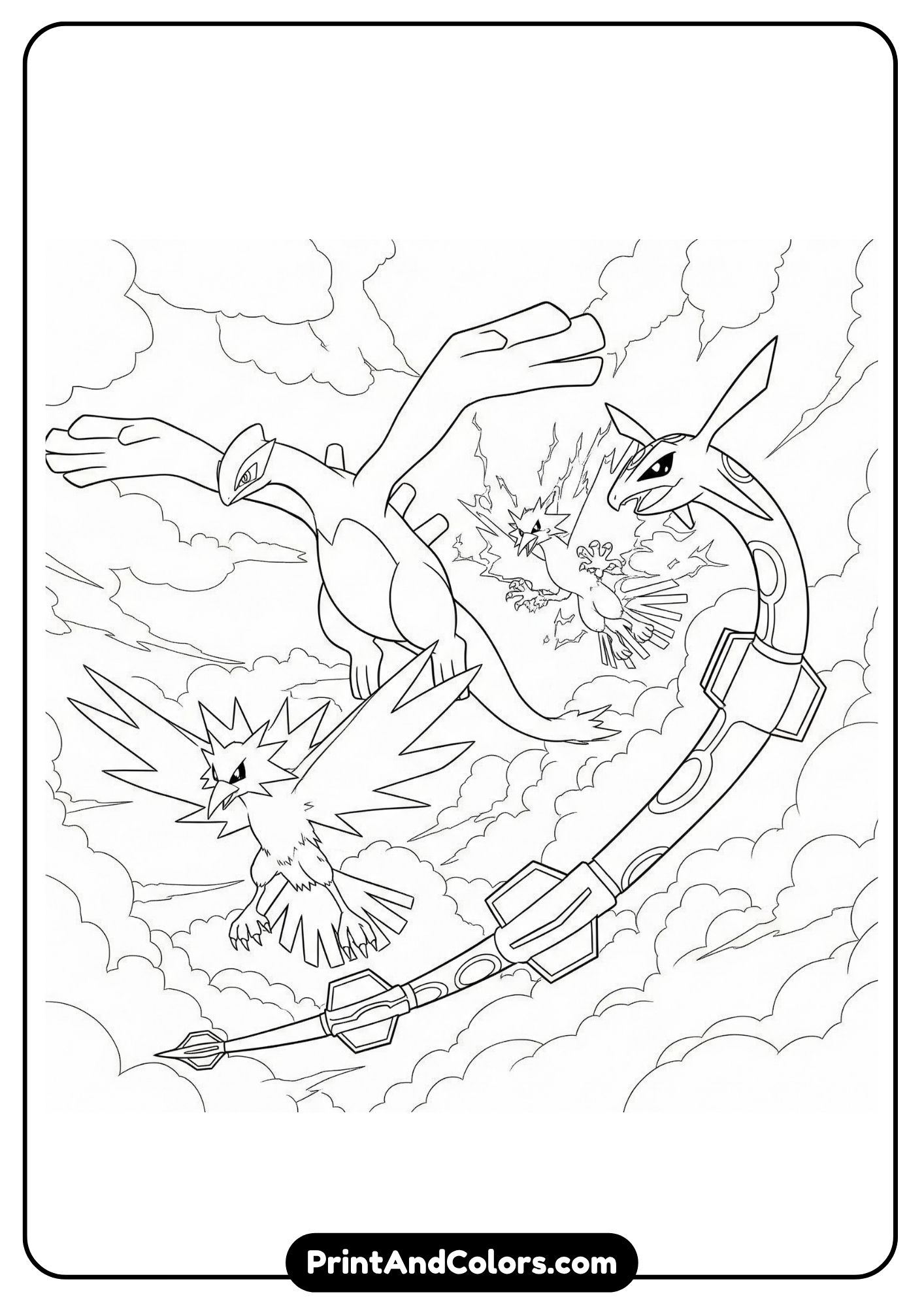 Free Pokémon Coloring Pages – Print & Color Your Favorites