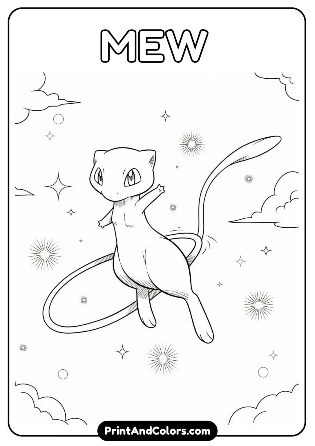 Free Pokémon Coloring Pages – Print & Color Your Favorites