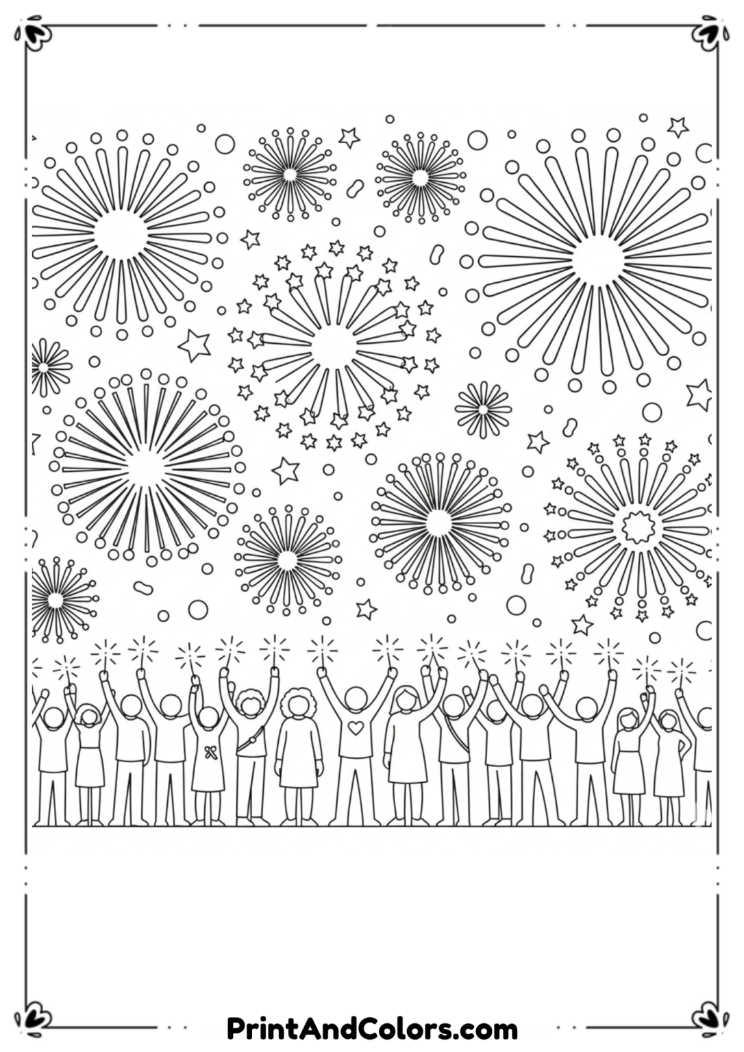 Happy New Year Coloring Pages (50+ Free Printables PDF)