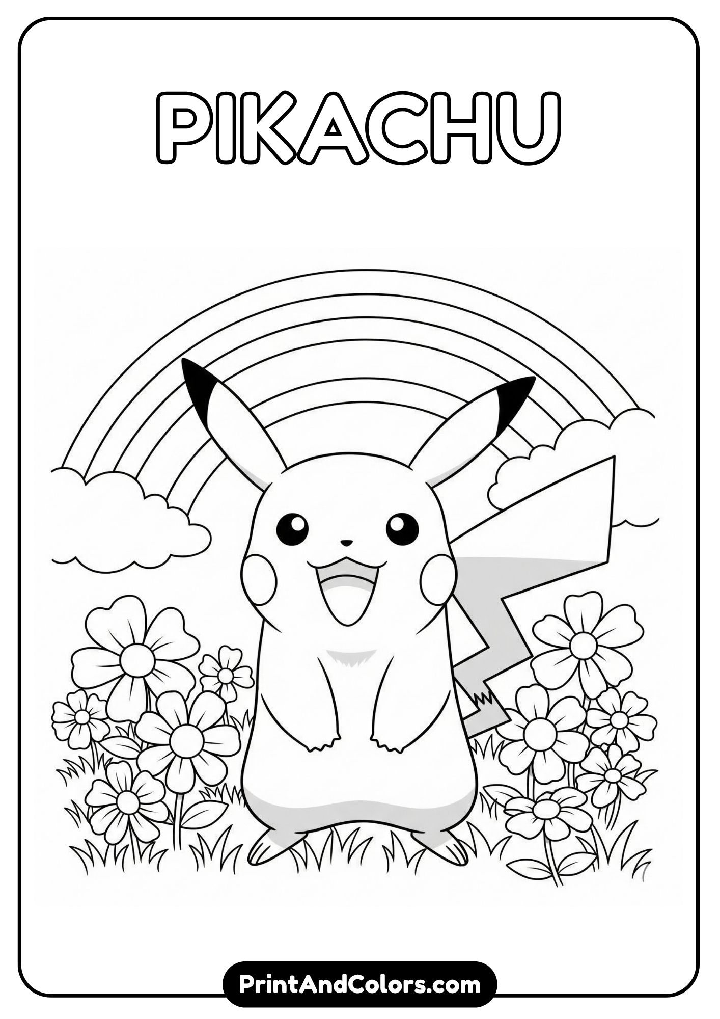 Free Pokémon Coloring Pages – Print & Color Your Favorites