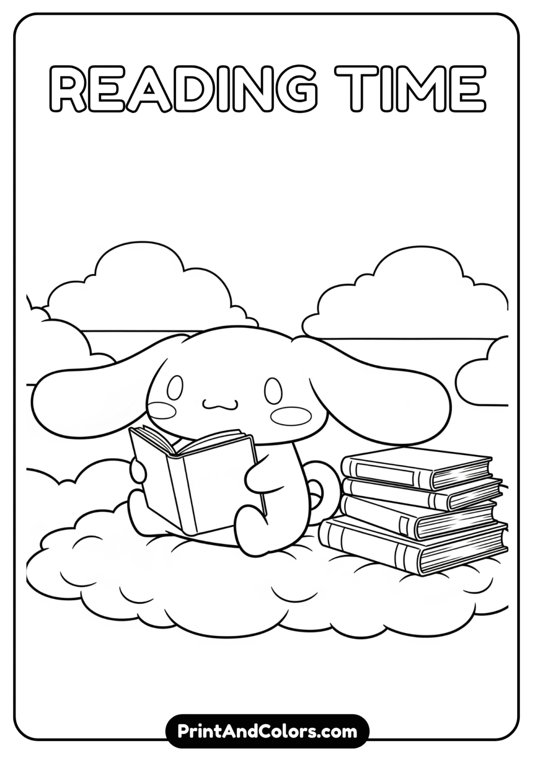 Free Cinnamoroll Coloring Pages – Cute Printable Designs