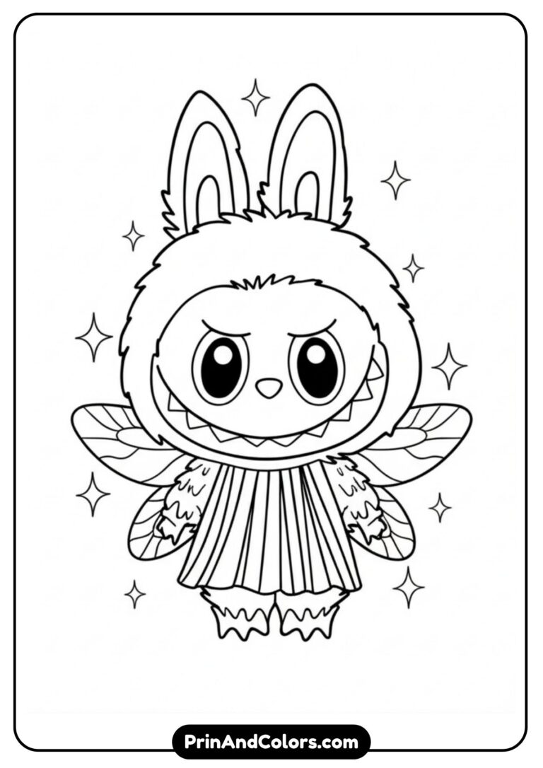 Labubu Coloring Pages – Fun, Creative, and Free to Print