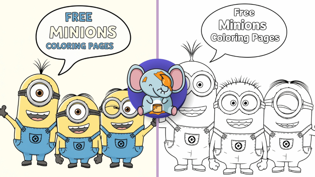 Minions Coloring Pages – Free Printables for All Ages